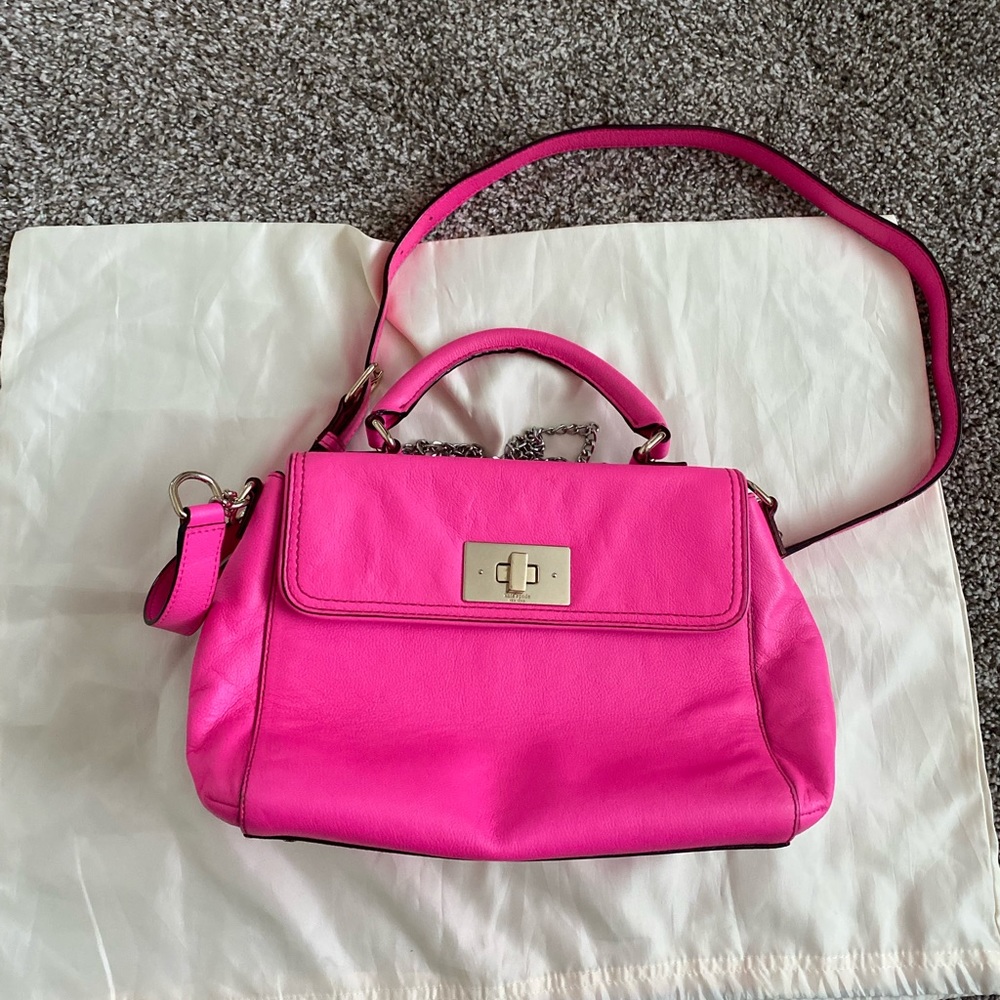 Kate Spade Pink Irving Place Nadine Satchel - Gem